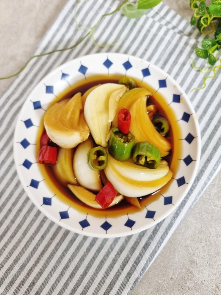 양파장아찌 만들기 밑반찬 종류 양파장아찌 만드는 법 여름 반찬 양파요리 네이버 블로그