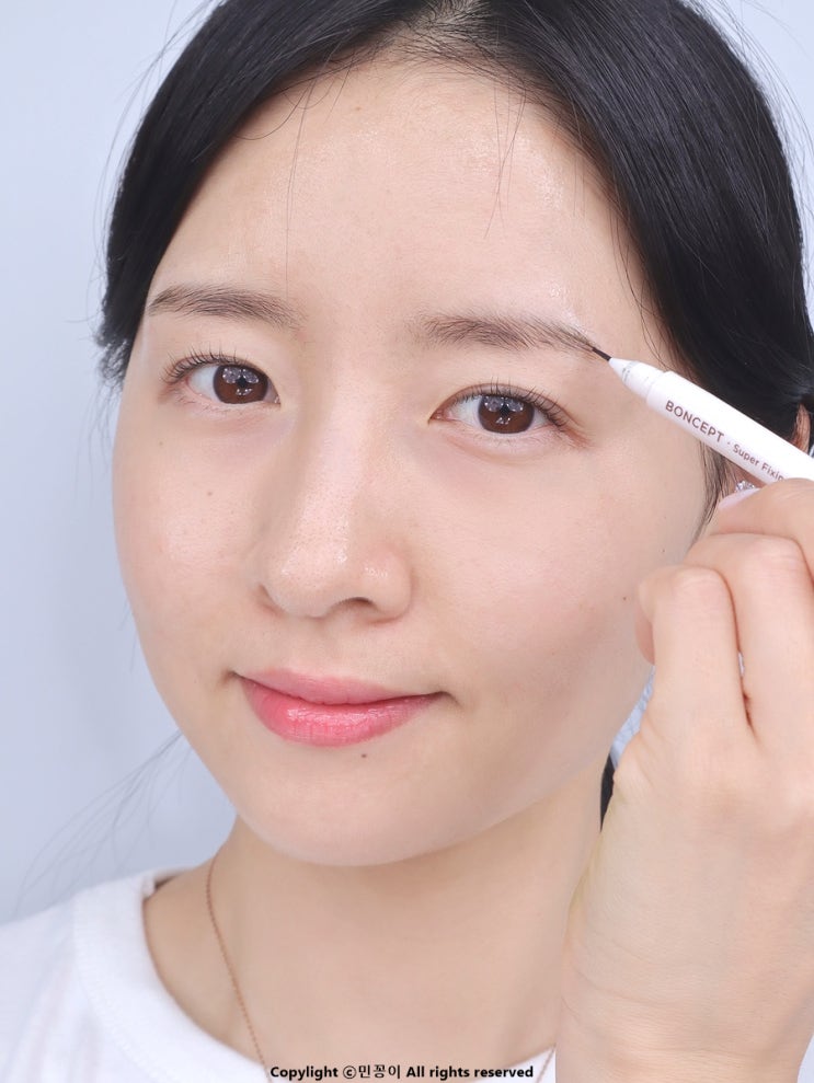 눈썹 타투펜 내돈내산 다이소 화장품 본셉 아이브로우 타투 펜슬 추천 네이버 블로그