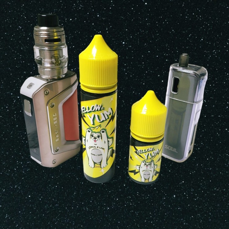 [VPS KOREA] 퓨어클라우드 옐로우얌(YELLOW YUM) 레몬 & 라임 입호흡, 폐호흡 전자담배 액상 후기 : 네이버 블로그