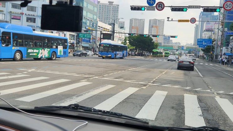 범일운수 505번 6069호 자일대우버스 NEW BS110 NGV 2018년 9월 : 네이버 블로그