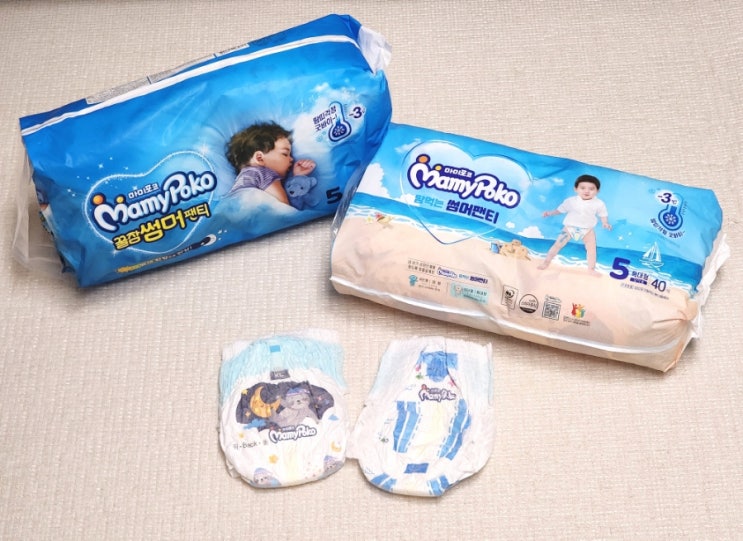 여름기저귀 마미포코 땀먹는썸머팬티 꿀잠썸머팬티 추천하는 이유 네이버 블로그