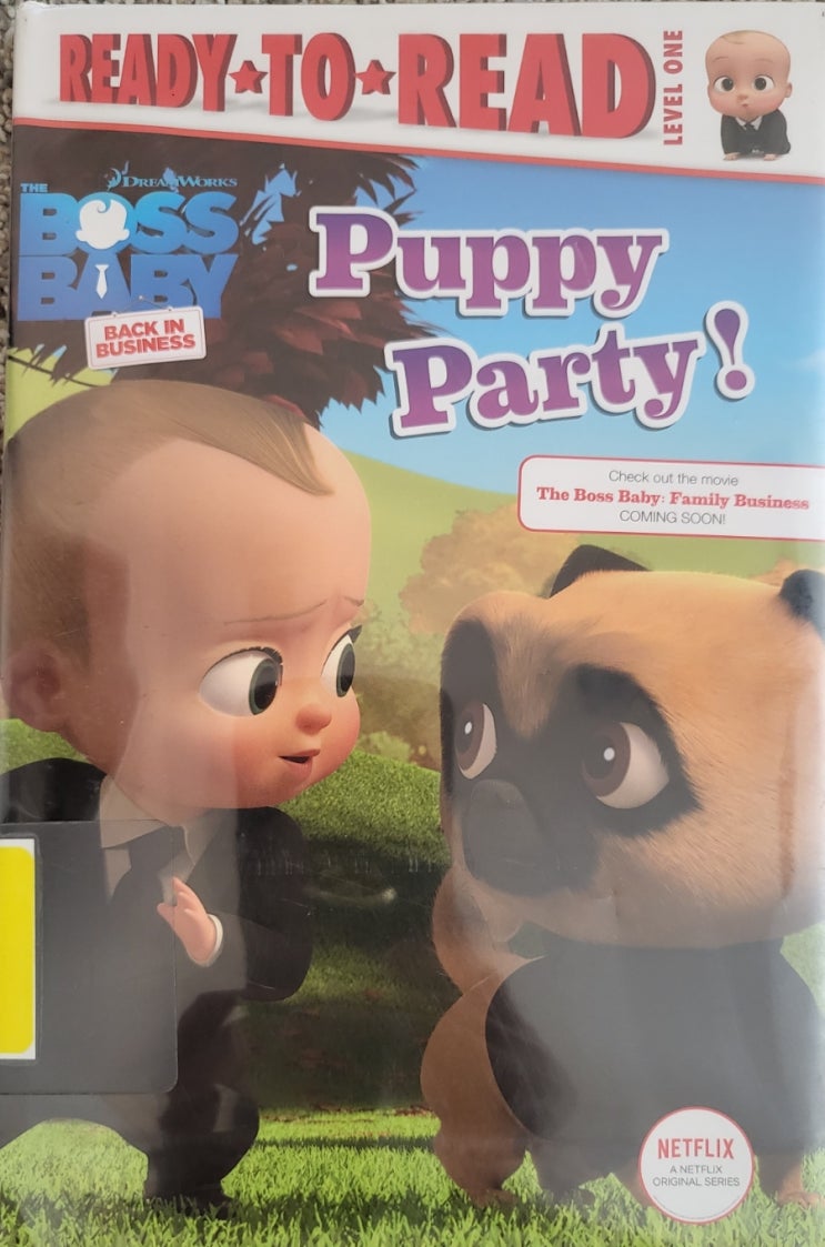 [책영어] 초등저학년영어책 100권 읽기 - 91. Boss Baby - Puppy Party! (Ready To Read ...