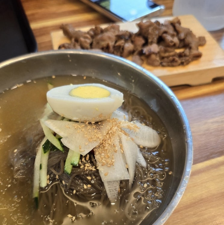 전주 효자동 가성비 고기 주는 냉면 맛집 돈쌈냉면 네이버 블로그