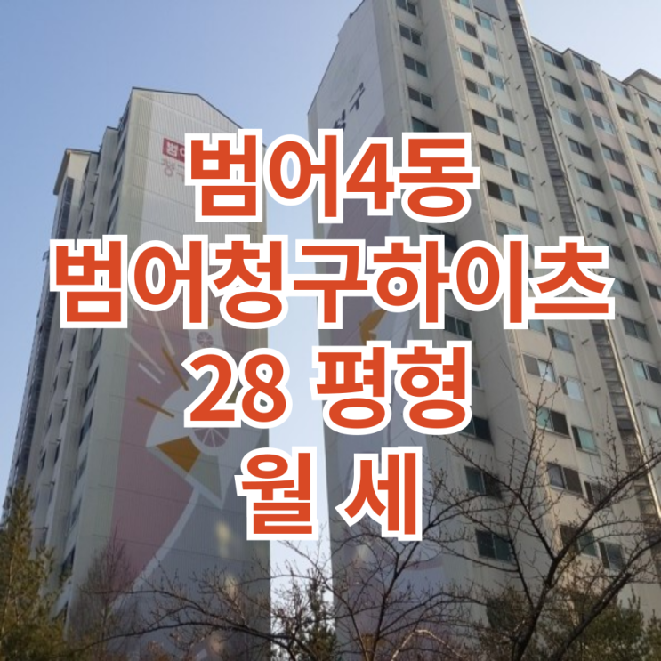 수성구 범어동 부동산 범어청구하이츠 아파트 월세 공인중개사 네이버 블로그