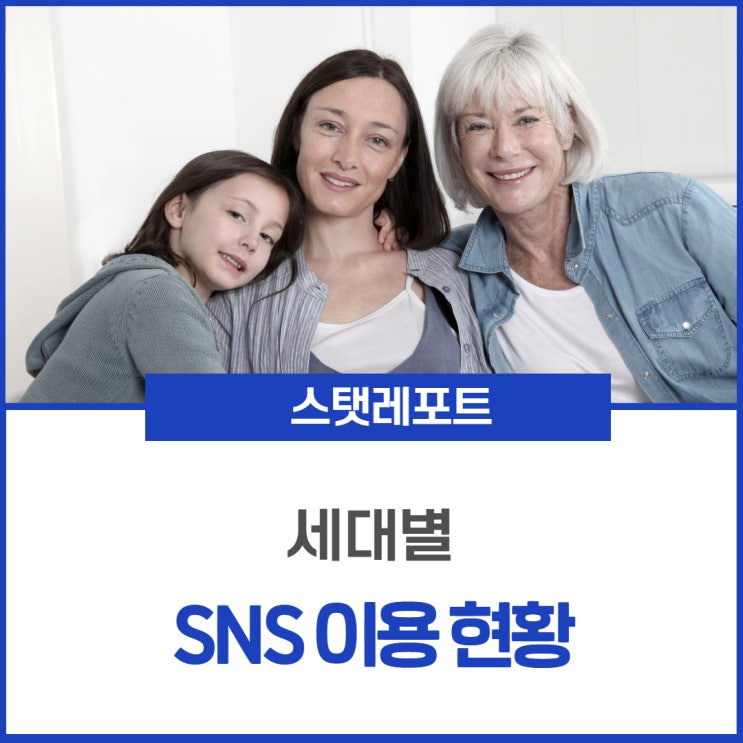 [STAT REPORT] 세대별 SNS 이용 현황 : 네이버 블로그