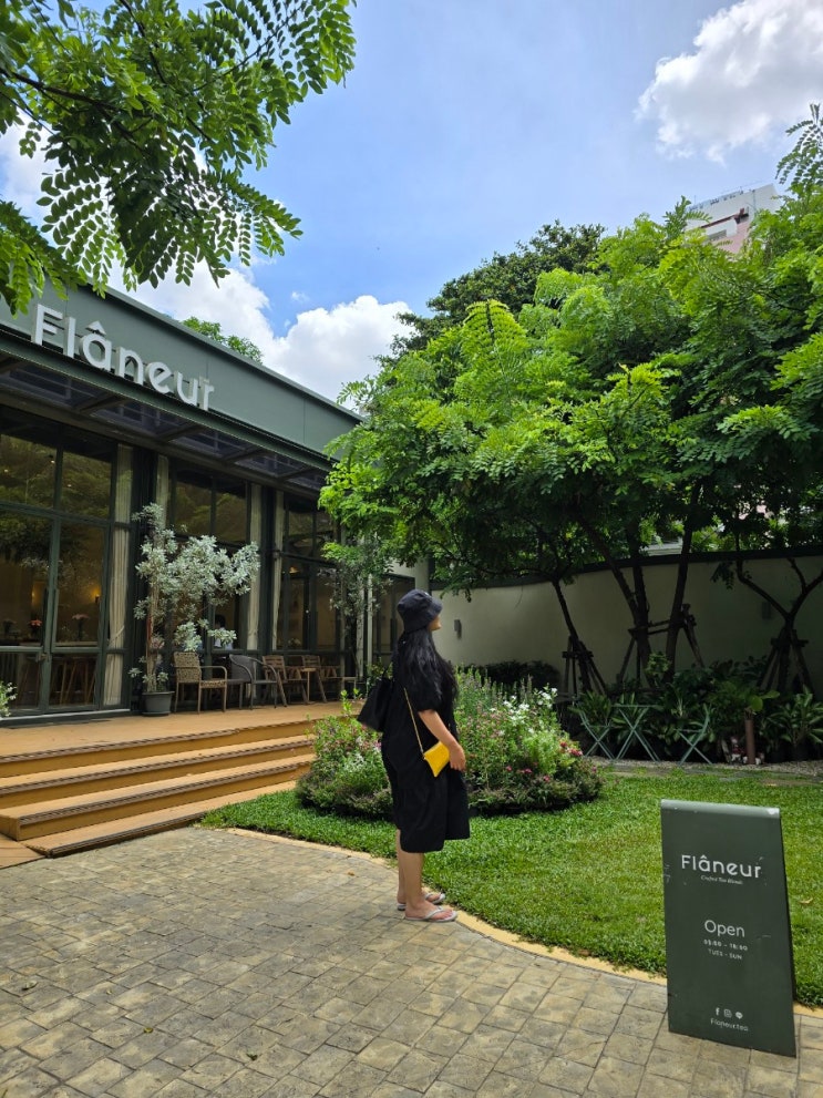 [태국] 정원이 주는 평화로움샤톤 카페 ‘Flâneur Tea’ : 네이버 블로그