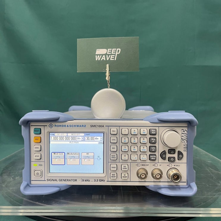 저가형 아날로그 신호 발생기 로데슈바르즈 Rohde & Schwarz SMC100A : 네이버 블로그