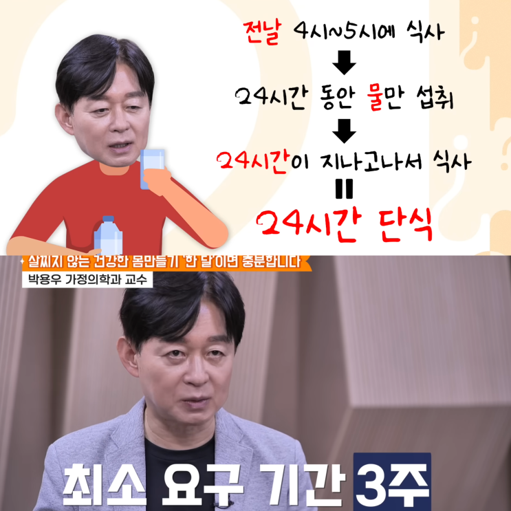 박용우 교수 4주루틴 다이어트 방법 후기 단식 커피는 네이버 블로그