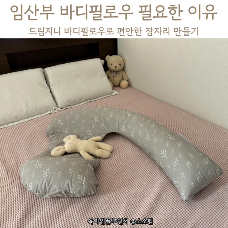 임산부 바디필로우 추천 임신 축하선물 드림지니 숙면 좋아 네이버 블로그