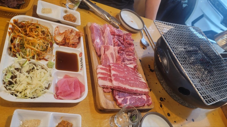 관평동 무한리필 고기집 갈b 삼겹살 숯불화로구이 소고기 삼겹살 무한리필 추천해요 네이버 블로그