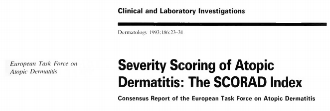 부천중동아토피피부염, 객관적이고 공신된 평가 지표 SCORAD에 대하여 : 네이버 블로그
