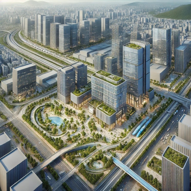 서울로타워와 메트로타워의 새로운 변신: 35층 복합 오피스와 녹지축 조성 : 네이버 블로그