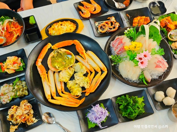 속초 대포항 대게 맛집 대포어촌회센타 카시아 반야트리 근처 횟집 수산시장 먹거리 홍게라면 물회 추천 네이버 블로그