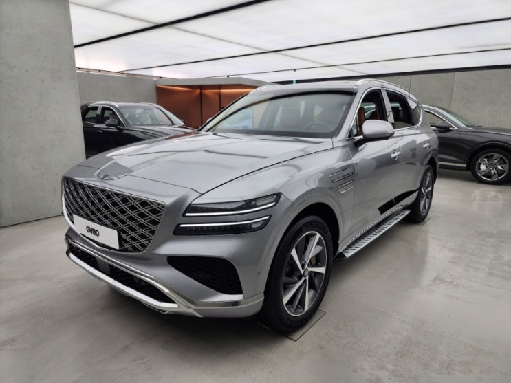 편안한 SUV의 끝판왕. GV80 6인 [세빌 실버] : 네이버 블로그