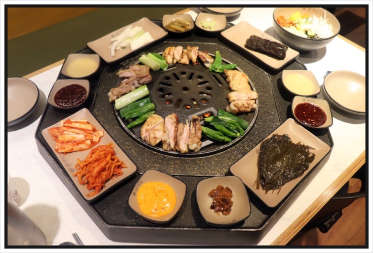 송도트리플스트리트맛집 초벌닭갈비로 회식 하기 좋은 곳 팔각도 네이버 블로그