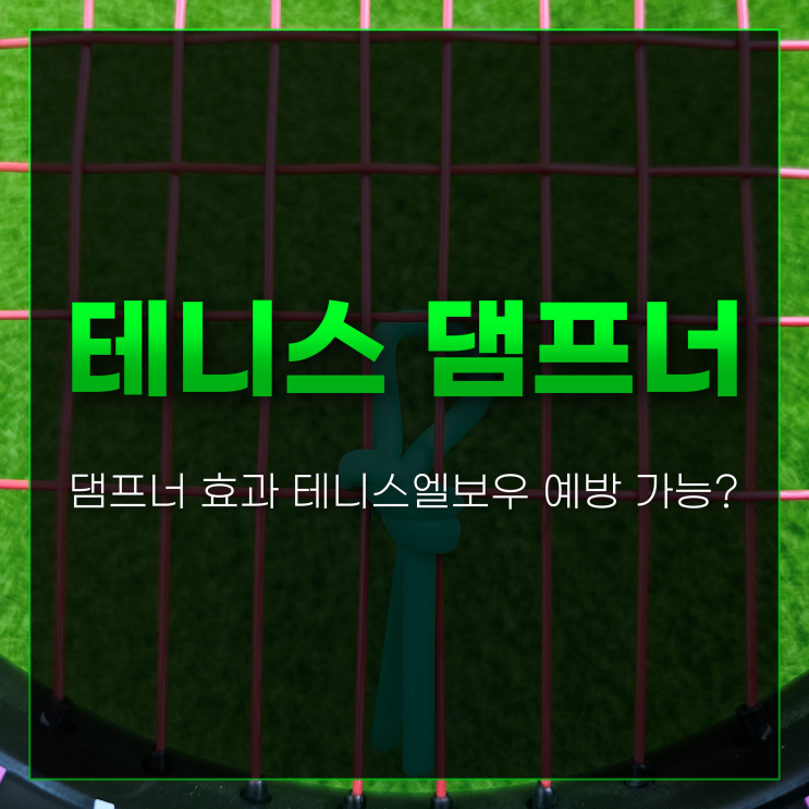 테니스 라켓 댐프너 효과 테니스엘보우 예방 가능? : 네이버 블로그