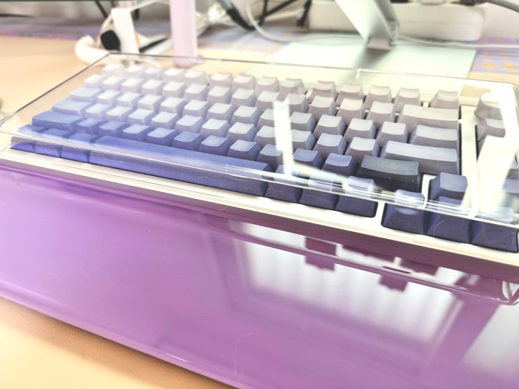 타오바오 mongsgeek m1 아크릴 팜레스트와 키보드 덮개 (+약간의 리폼을 더한) : 네이버 블로그