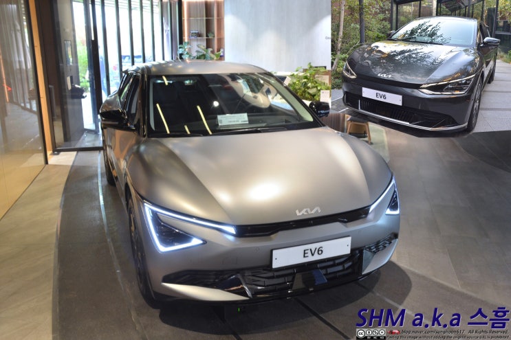 기아 EV6 vs 더 뉴 EV6(페이스리프트) 디자인 비교해봤스흠 : 네이버 블로그