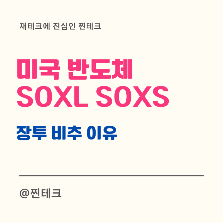 미국 반도체 ETF SOXL SOXS 장기 투자 괜찮나 : 네이버 블로그