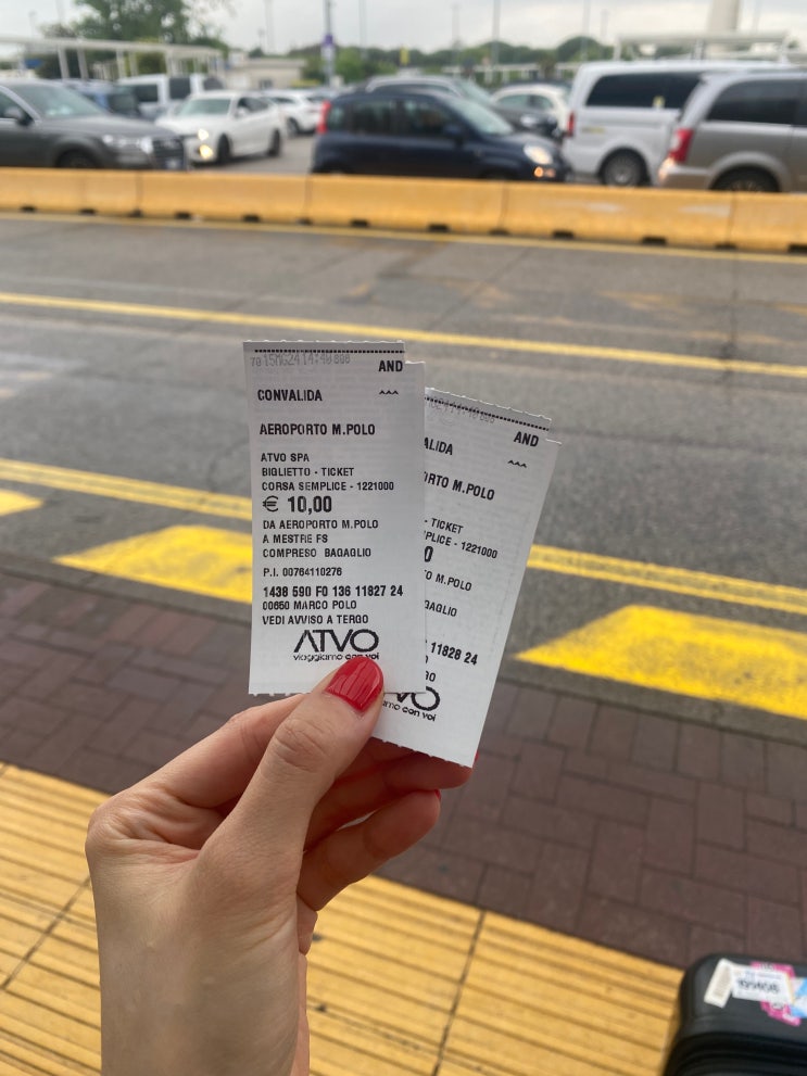 베네치아 마르코 폴로공항에서 메스트레역 ATVO타고 가는방법 : 네이버 블로그