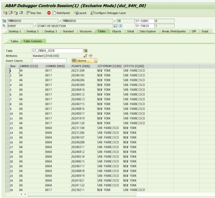 SAP ABAP JOIN (INNER JOIN, OUTER JOIN, CROSS JOIN) : 네이버 블로그