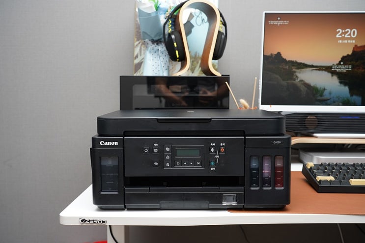 가정용 무한잉크 복합기 프린터 추천 캐논 G6090 연결 사용 후기 : 네이버 블로그