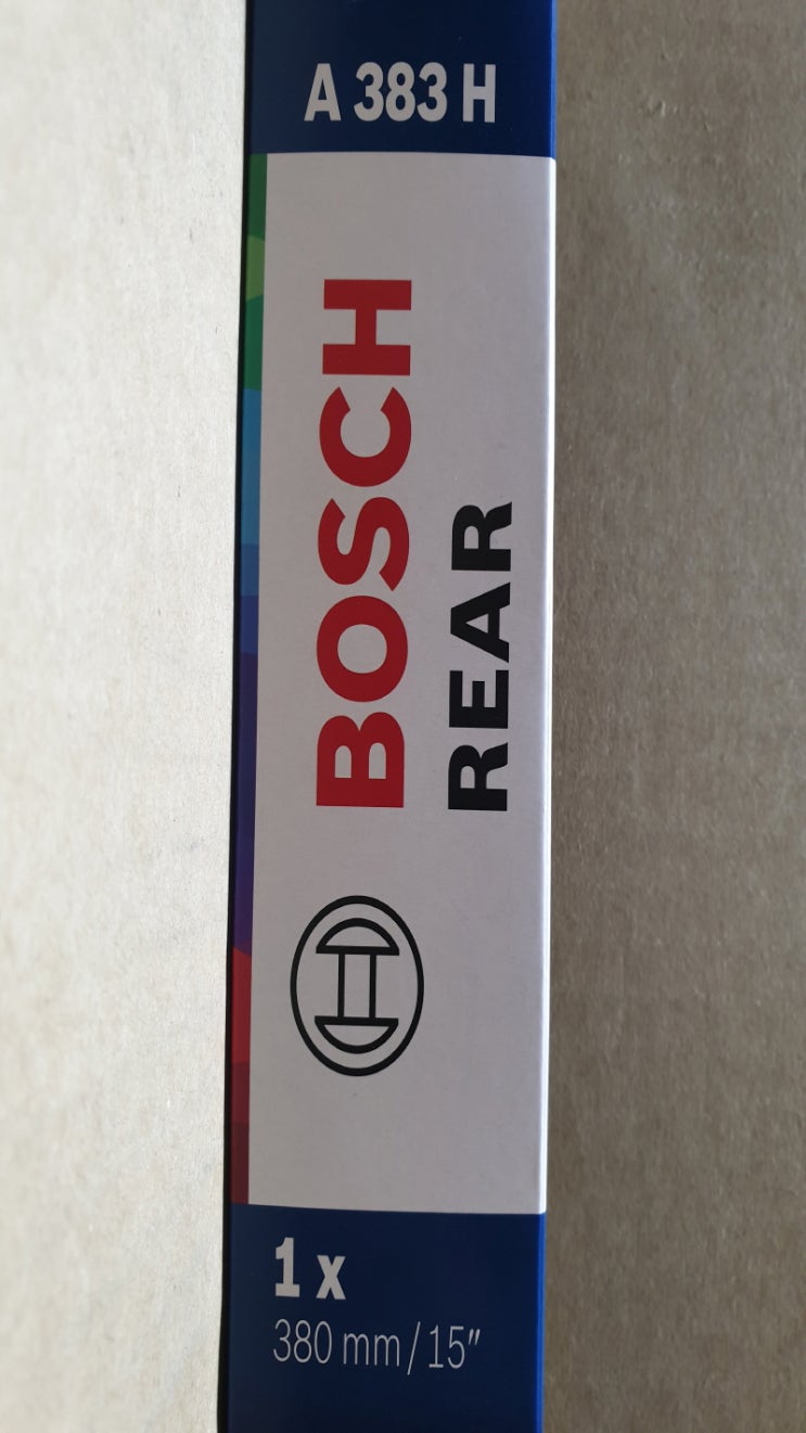 수입차 와이퍼 3397016087 A383H 후면 낱개 380mm : 네이버 블로그