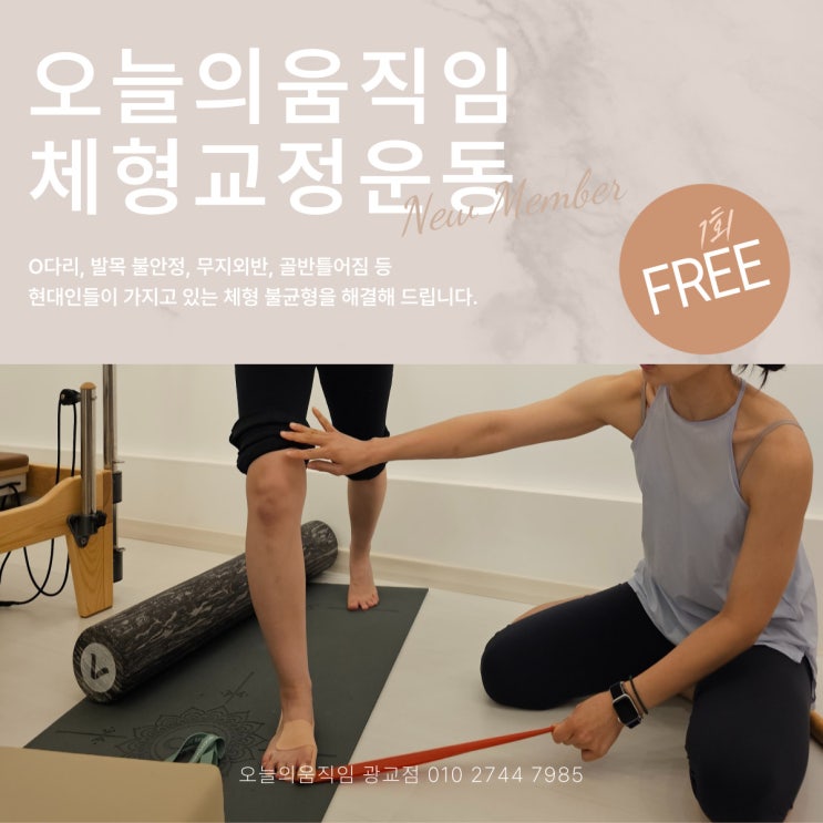 광교 필라테스 전문적인 체형교정 운동 오늘의움직임에서 무료체험 받으세요 네이버 블로그