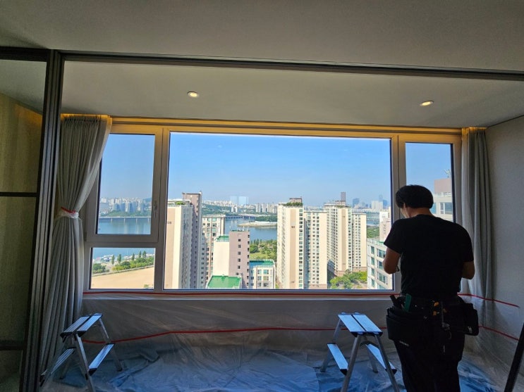 용산 엘지한강자이 창문썬팅 유리 아파트 단열필름 3m pr50 : 네이버 블로그