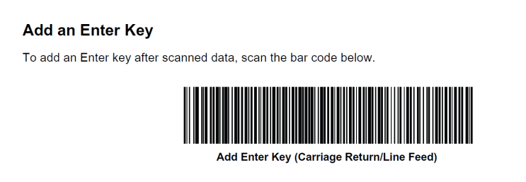 ZEBRA DS22 스캐너 엔터키 셋팅하기 : 네이버 블로그