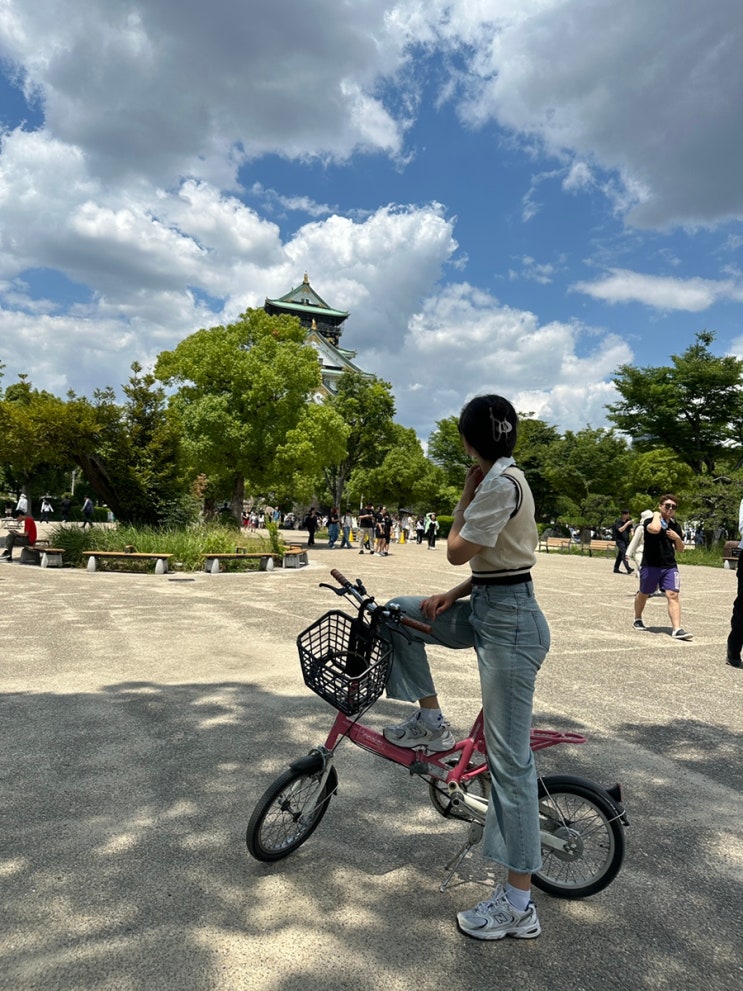 오사카 자전거 렌트 대여! 오사카성 투어 후기 : 네이버 블로그