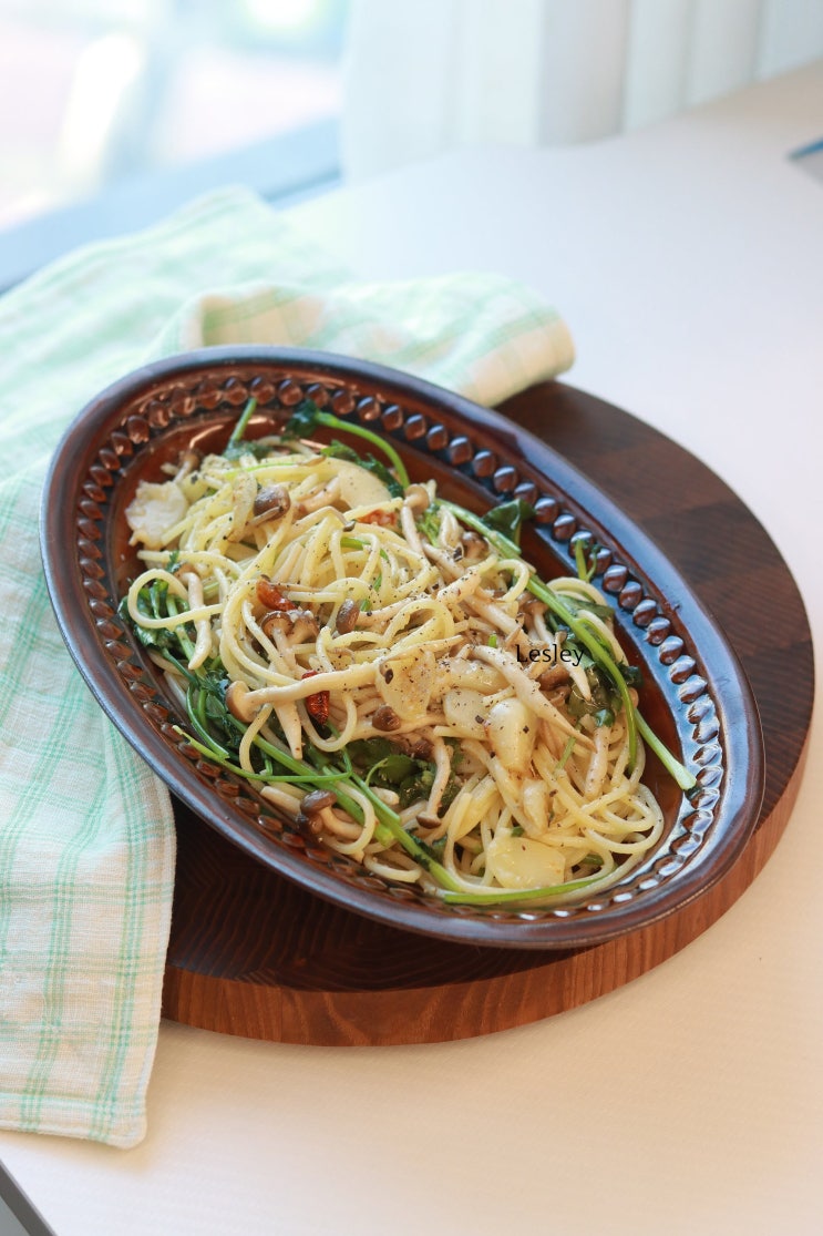 알리오 올리오 파스타 만들기 오일파스타 알리오 올리오 레시피 : 네이버 블로그