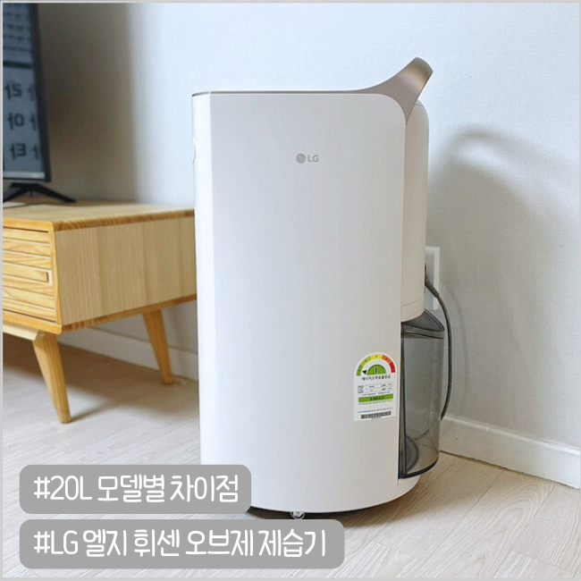LG 엘지 휘센 오브제 제습기 20l DQ203PECA 모델 차이점 : 네이버 블로그