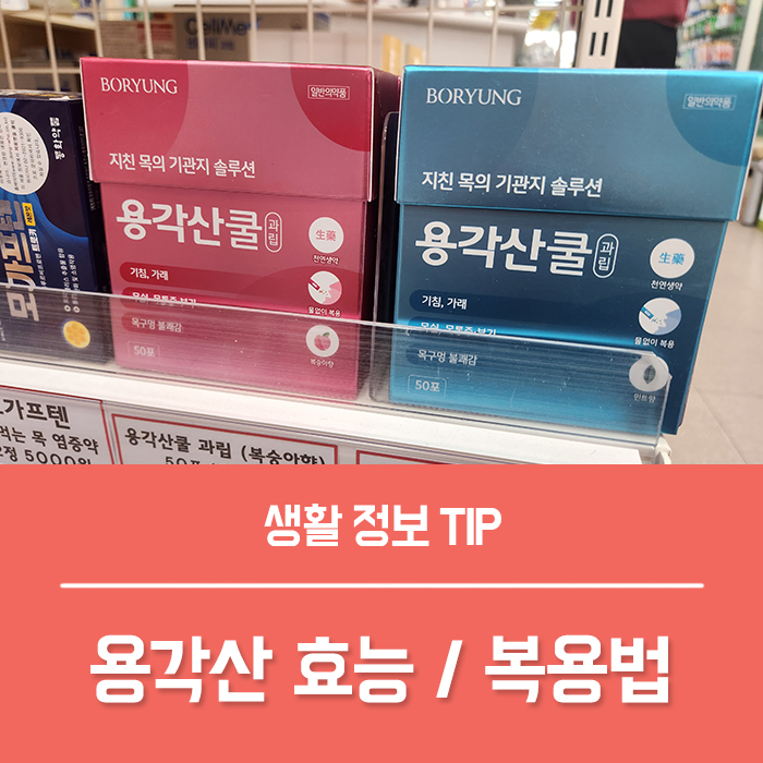 용각산 효능 복용법 약국 기침 가래약 목감기약 용각산쿨 가격 총정리 네이버 블로그