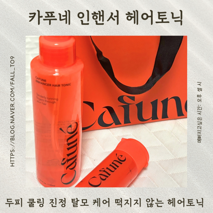 탈모케어토닉 두피쿨링 머리 안 떡지는 카푸네 인핸서 헤어토닉 네이버 블로그