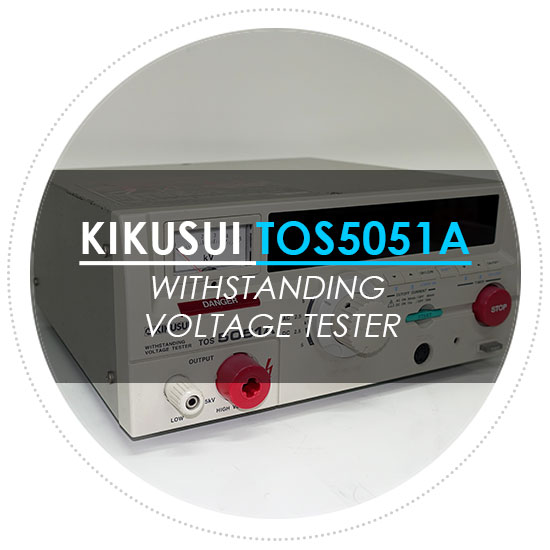 안전 규격 /내전압시험기 이란? Kikusui/키쿠수이 TOS5051A Withstanding Voltage Tester ...