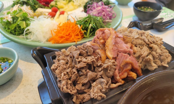 시흥 대야동 맛집ㅣ아초원 부천 여우고개 월남쌈과 고기가 무한리필 네이버 블로그