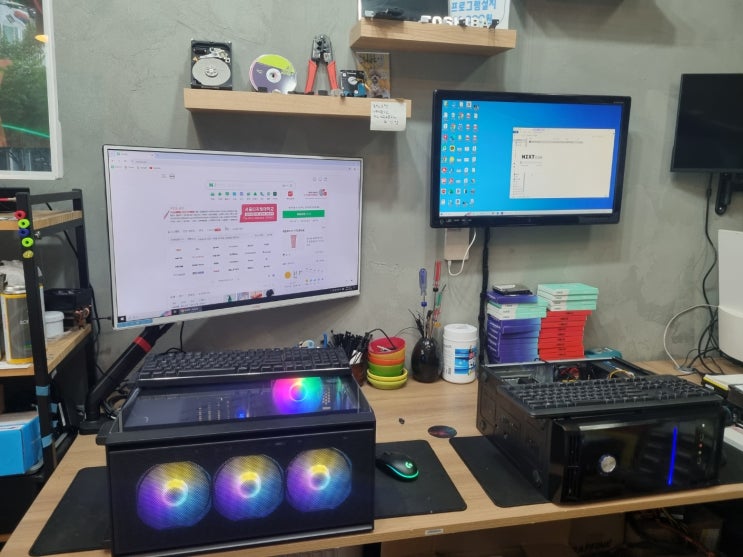 조립 컴퓨터 케이스 교체 (DAVEN D6 MESH 미들타워), 천호동 컴퓨터수리 : 네이버 블로그