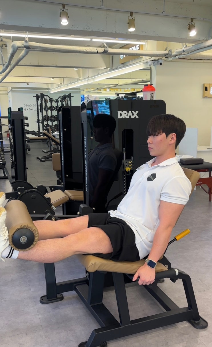 하대원헬스장 하대원pt 튼튼한 앞다리를 만들어줄 레그 익스텐션 네이버 블로그