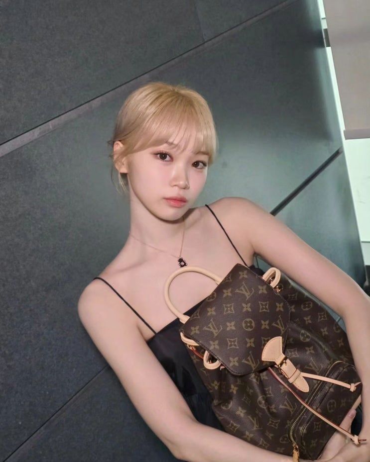직장인 여성 명품 백팩으로 고급스런 감성의 에루샤 브랜드 루이비통의 신상 몽수리 여자 가방 W 김채원 네이버 블로그