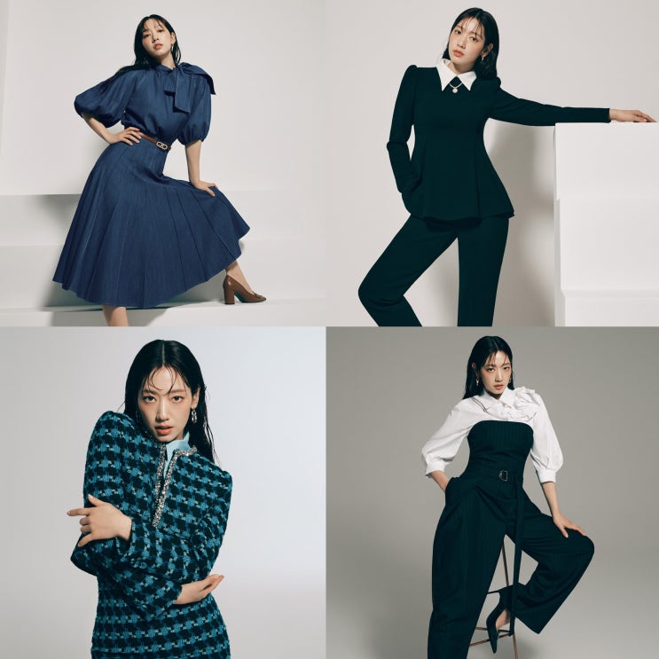 모조에스핀 24 가을 캠페인 박신혜 화보 패션 옷 스타일블라우스 코디 원피스 여자 셋업 추천 여자 가을 하객룩