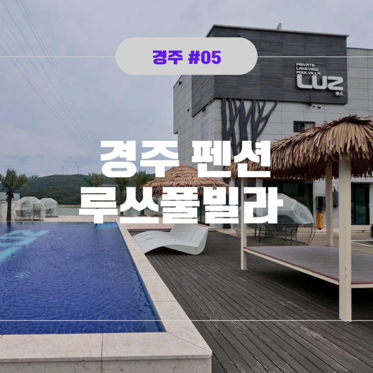애견 동반이 가능한 경주 펜션 루쓰풀빌라 네이버 블로그