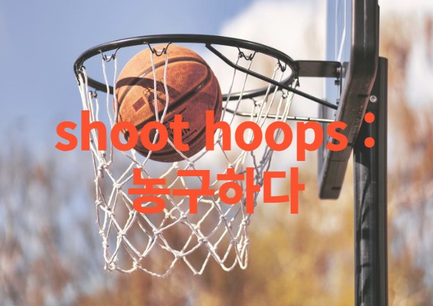 shoot hoops 농구하다 영어 회화 스피킹 슬랭 : 네이버 블로그