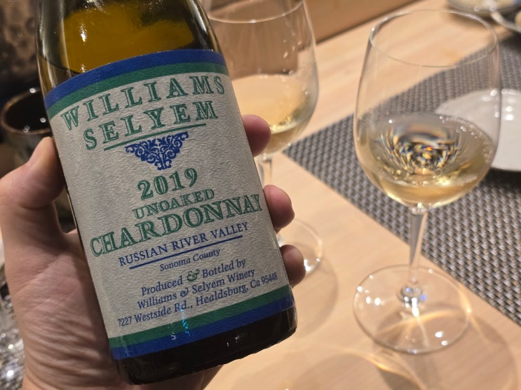 윌리엄 셀럼, 언오크드 샤도네이 2019 (Williams Selyem, Unoaked Chardonnay 2019) : 네이버 블로그