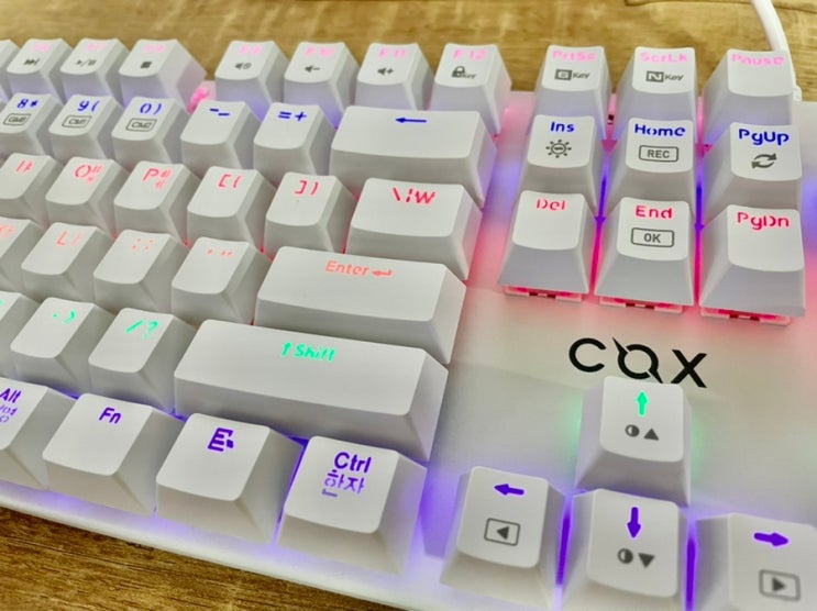 콕스 COX CK420 기계식 키보드 적축 화이트 예쁜 게이밍 키보드 : 네이버 블로그