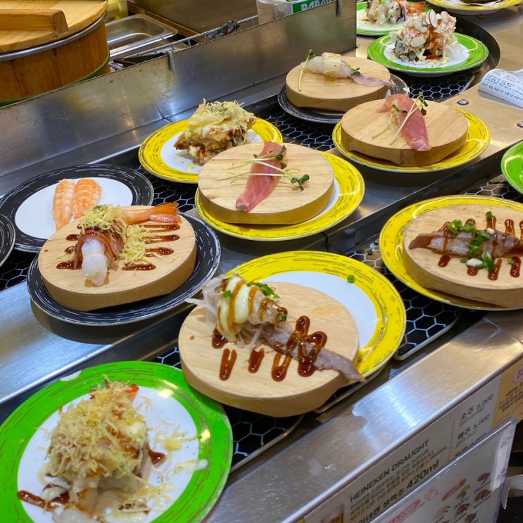 부산 서면 회전초밥 맛집 점심 먹기 좋은 밥집 용이초밥 네이버 블로그