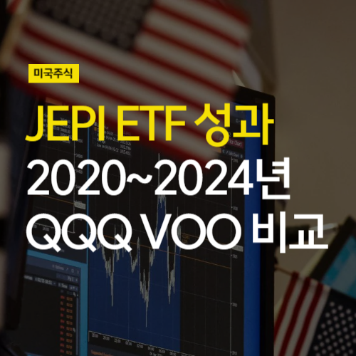 JEPI 배당금 ETF 지난 5년 성과는? QQQ, VOO 비교(feat. 재투자 가정) : 네이버 블로그