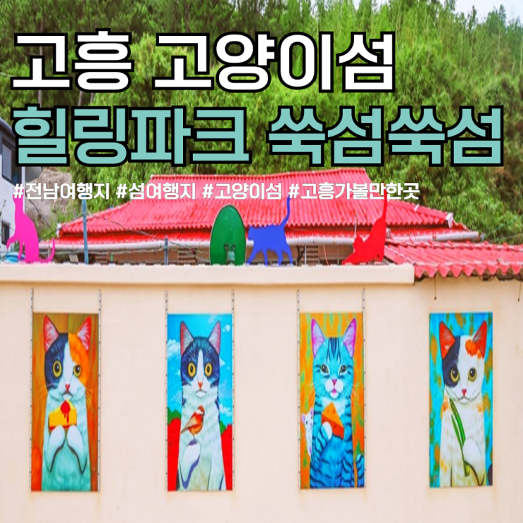 고흥 고양이섬 힐링파크 쑥섬쑥섬 우리나라 가볼만한곳 네이버 블로그