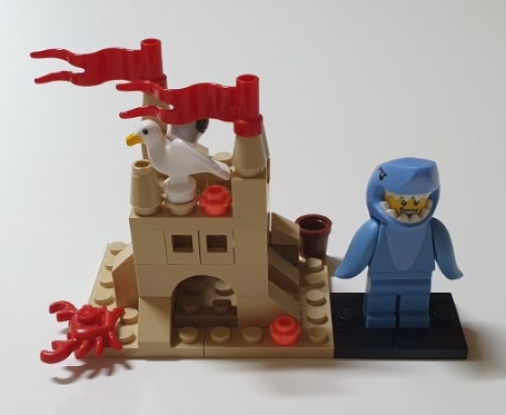 레고 71011 시즌15 미니 피규어 상어 알바 + 모래성 프로모션!! : 네이버 블로그