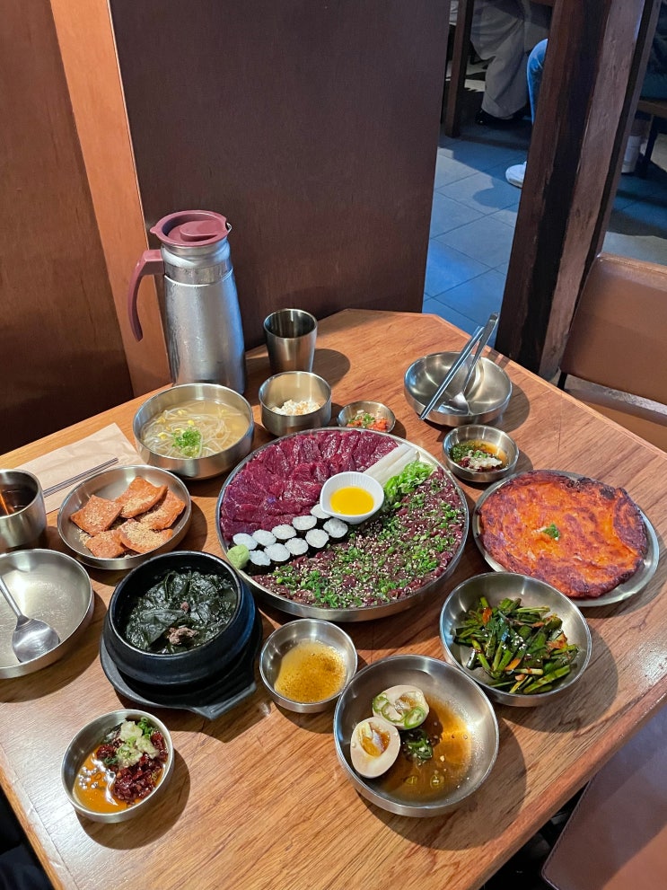 대구중구 고즈넉한 한옥 인테리어의 쫀득한 뭉티기 육회 찐맛집 대구맛집 봉산동 생고기 본점 네이버 블로그